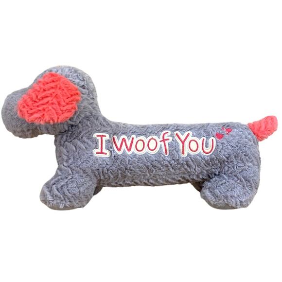 Hug Fun | Toys | Hug Fun I Woof You Heart Dog Plush | Poshmark
